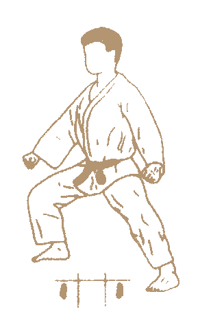 Kiba-dachi (Straddle stance)